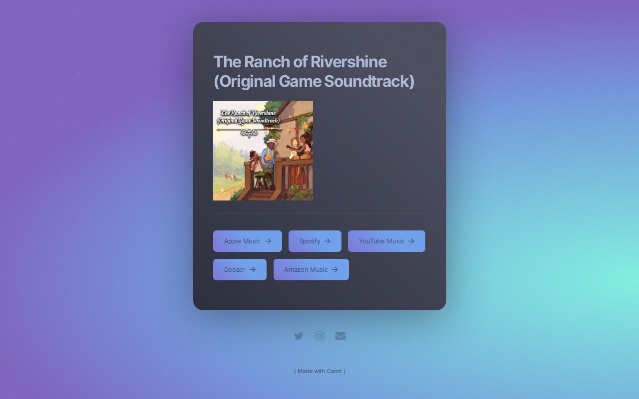 The Ranch of Rivershine Game Soundtrack